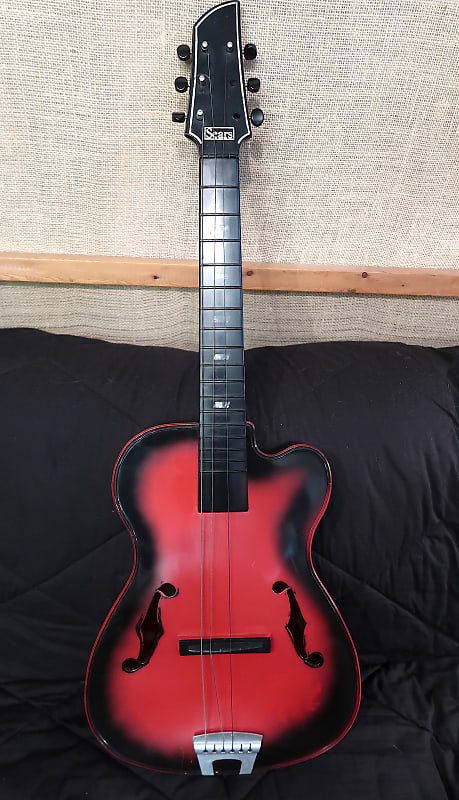 Sears Fireball Plastic Toy Guitar • 1960s-70s • Could be your | Reverb