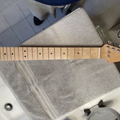 Warmoth SUPER WIDE MAPLE Strat neck 2016 - with HIP SHOT | Reverb
