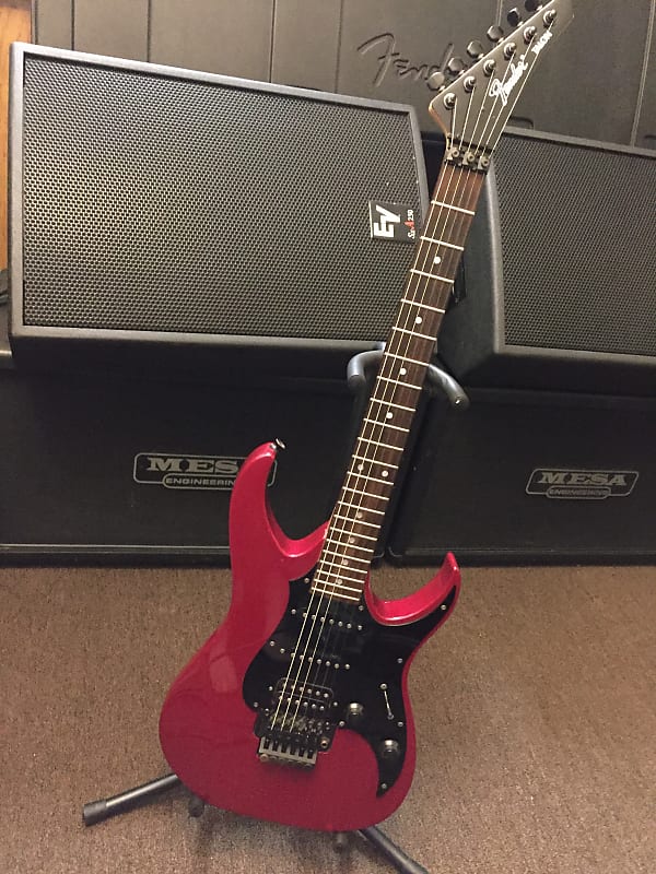 Fender/Heartfield Talon 91 MIJ Chrome Red SuperStrat. UPDATED | Reverb