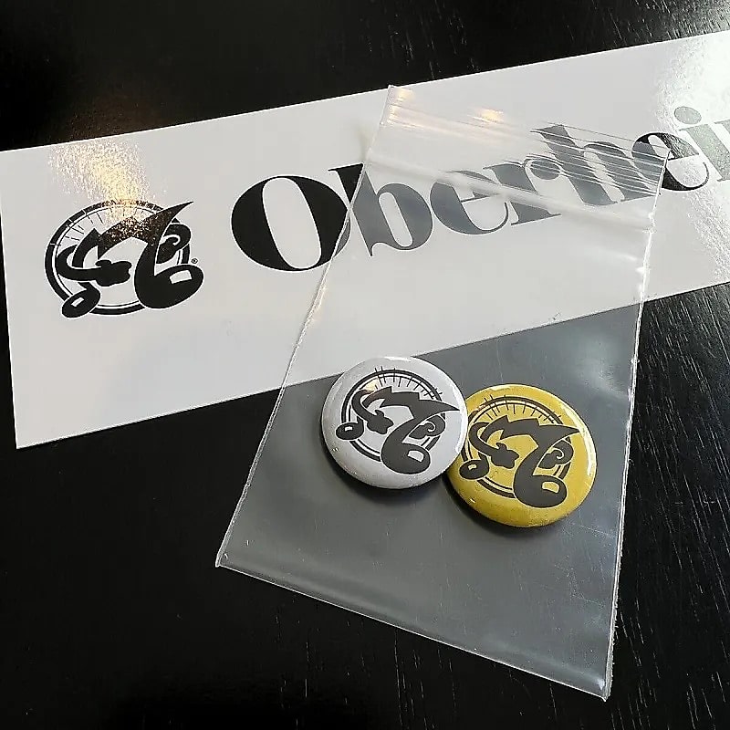 OBERHEIM ELECTRONICS STICKER PIN BUTTON SET INSANELY RARE | Reverb