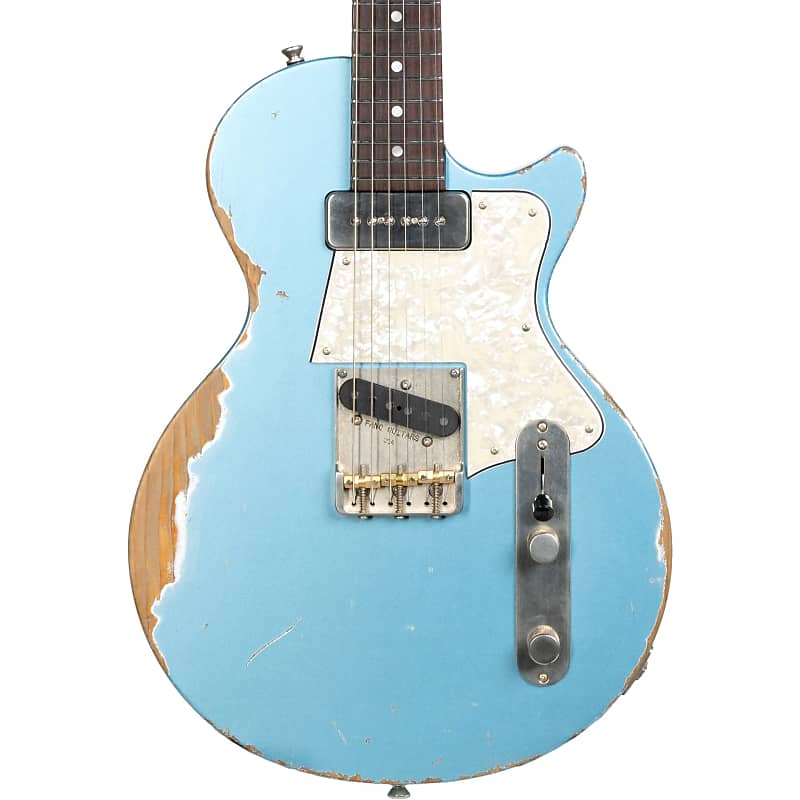 Fano SP6 Alt De Facto Single Cut Electric Guitar in Ice Blue | Reverb