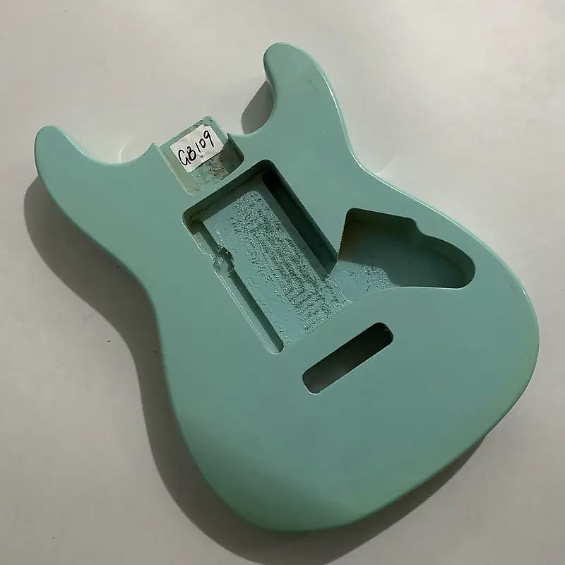Light Blue Stratocaster Strat Style Guitar Body | Reverb UK