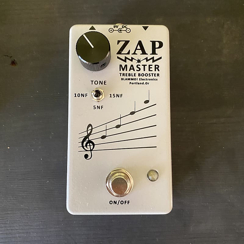 BLAMMO! Electronics Zap Master Treble Booster Pedal Boost | Reverb