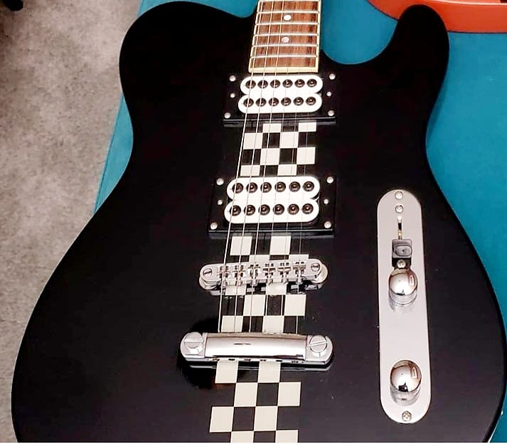 Stagg NITRO - Black with checkerboard | Reverb