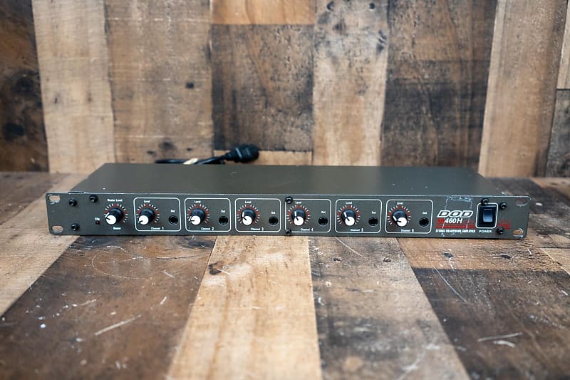 DOD SR460H 6 Channel Stereo Rackmount Headphone Amplifier | Reverb