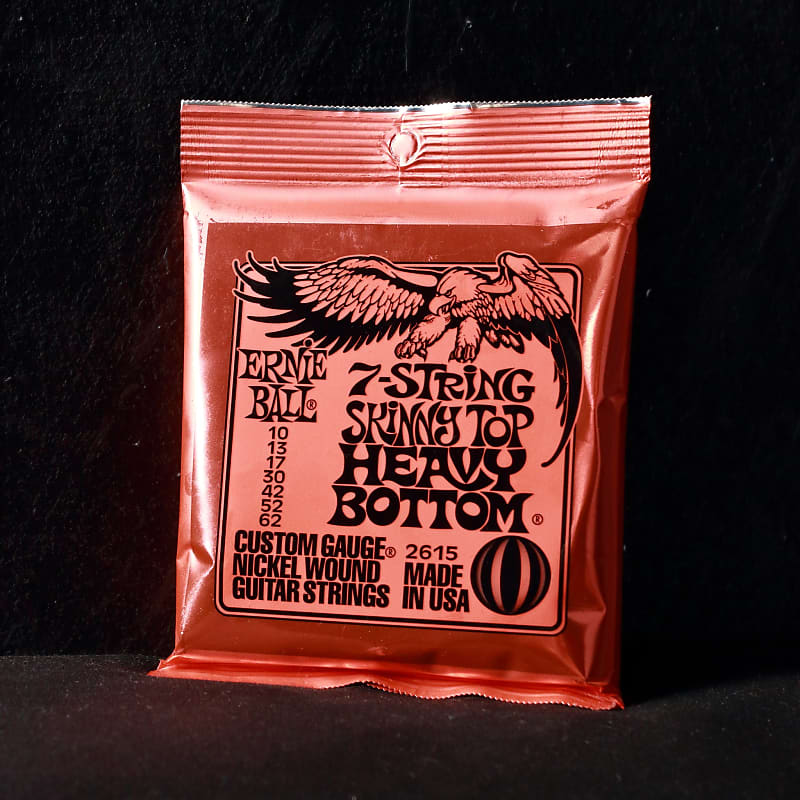 Ernie Ball Electric Guitar Strings 7-String Skinny Top Heavy | Reverb