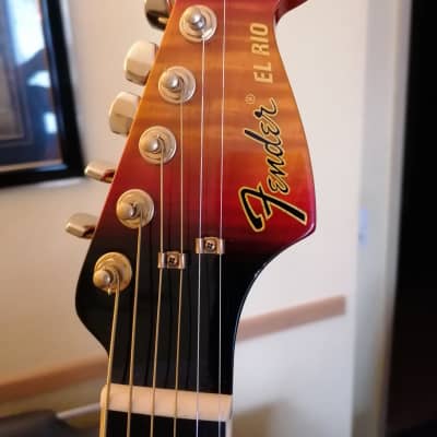 Fender EL RIO Sunburst - Custom Made Japan Electro Acoustic | Reverb