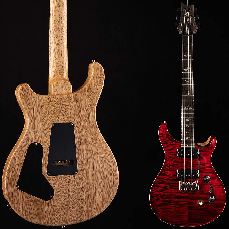 PRS Custom 24-08 Wood Library Korina Red Tiger 705 | Reverb