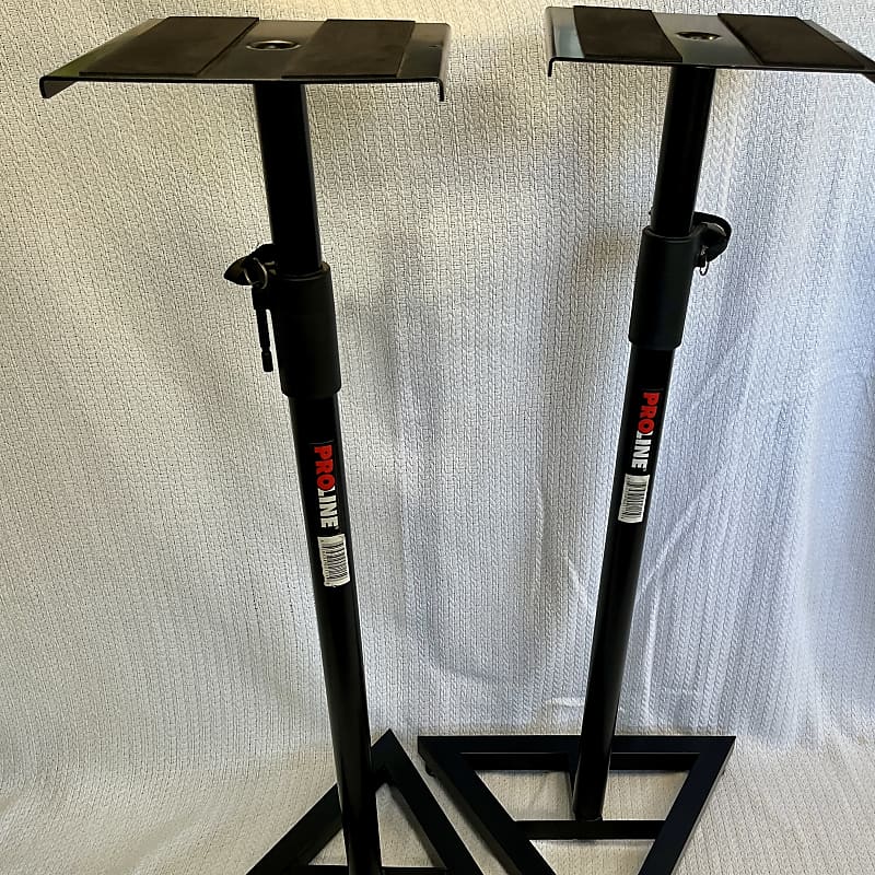 Proline Monitor Stands (Pair) - Black | Reverb
