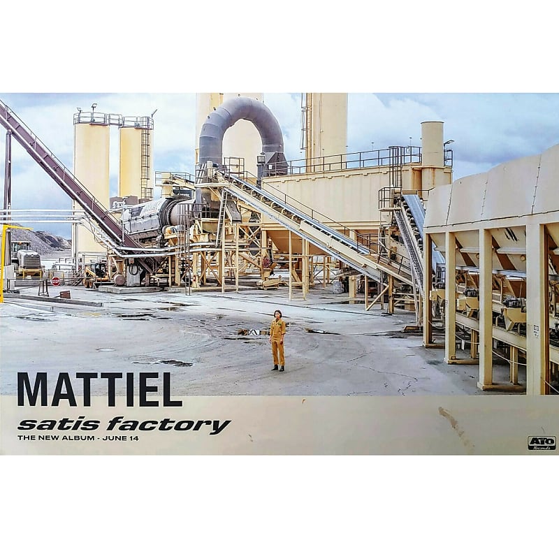 MATTIEL Satis Factory Ltd Ed RARE Tour Poster! JENNY LEWIS | Reverb