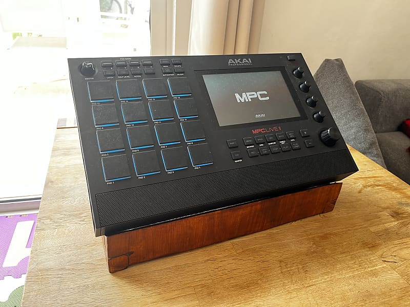 Handmade Akai mpc live stand 2023 - Stained pine | Reverb