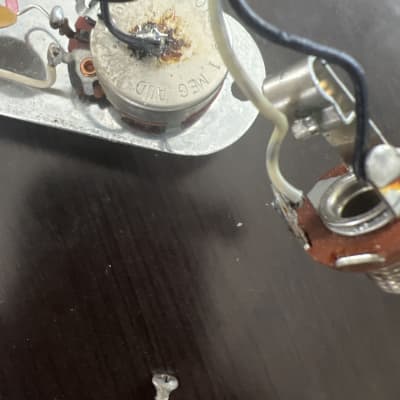 1969 Fender Telecaster control plate, pots, Caps & knobs | Reverb