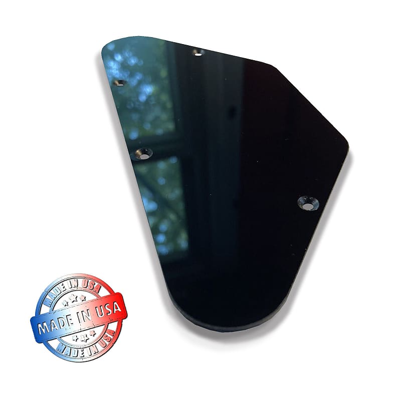 Black Plastic Control Cavity Cover Back Plate for Newer Style | Reverb