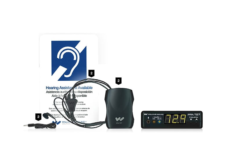 (Mint) Williams Sound FM-ADA-KIT-1 ADA-Compliant FM Assistive | Reverb