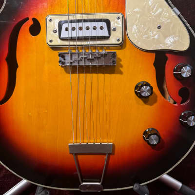 Bruno Maxitone ES-335 Style Electric Guitar - Pearloid | Reverb