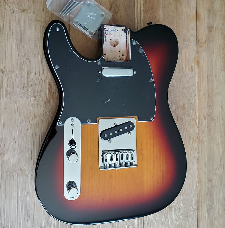 Fender Player II Left Handed Telecaster Body loaded w/ | Reverb