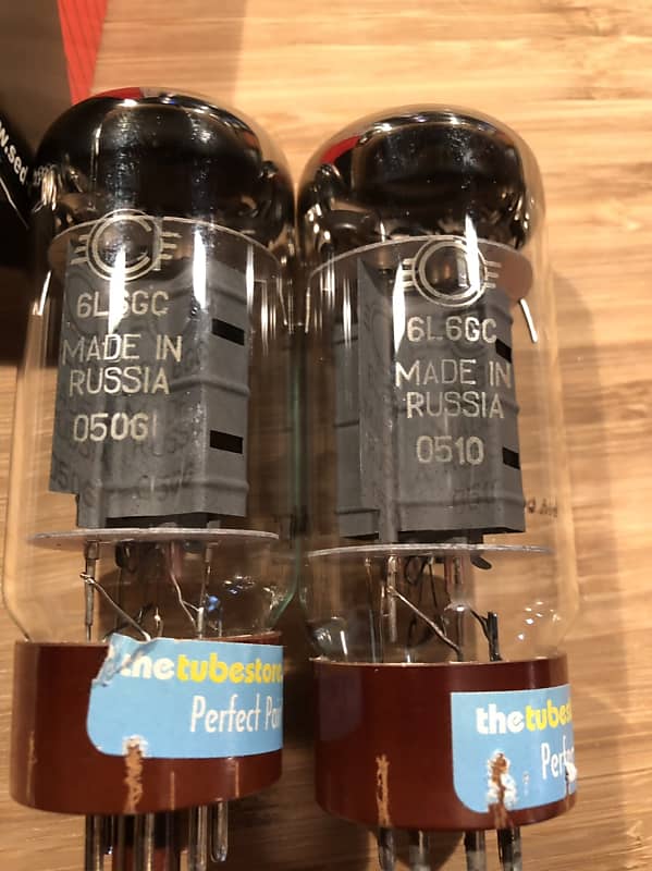 SED Winged C 6L6 power tube matched pair 6L6 Power tubes | Reverb