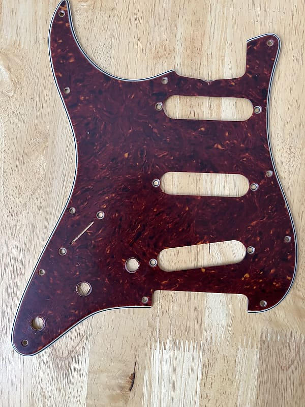 Left Handed Stratocaster Pickguard - Tortoiseshell | Reverb