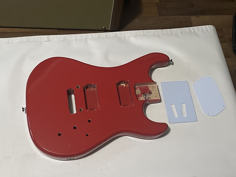 2020's Kramer Pacer Classic Series Red Metallic Guitar Body | Reverb