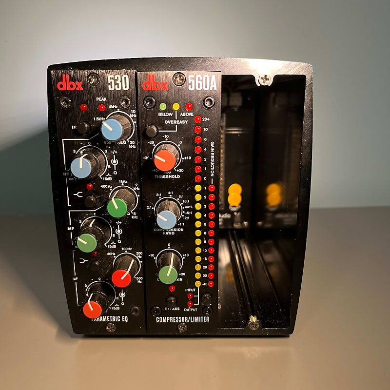 DBX 500 Series Rack (2 modules and Lindell power box) | Reverb