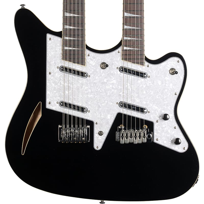 Eastwood Guitars Surfcaster 12/6 Double Neck Electric Guitar | Reverb