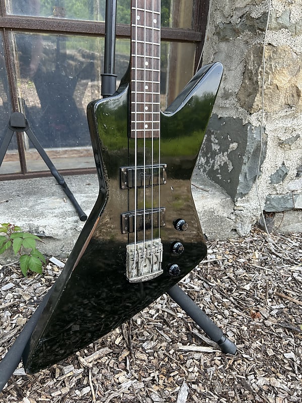 Gibson Explorer Bass 1985 - Ebony | Reverb