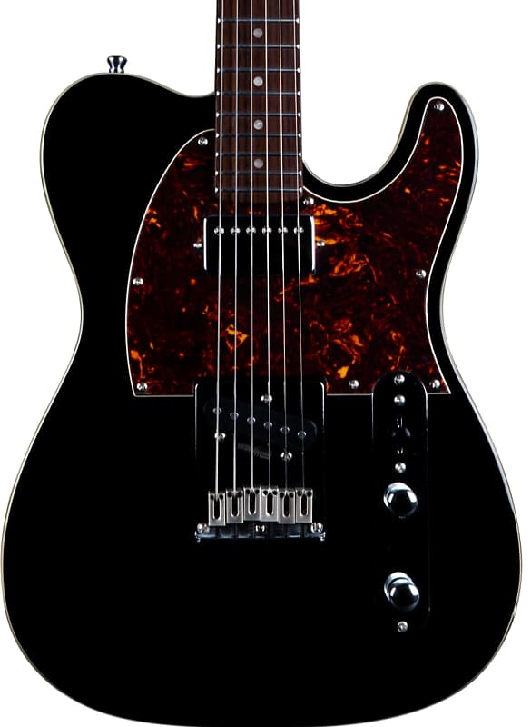 JET JT-350-BK-R Rosewood SH Electric Guitar - Black-Black | Reverb