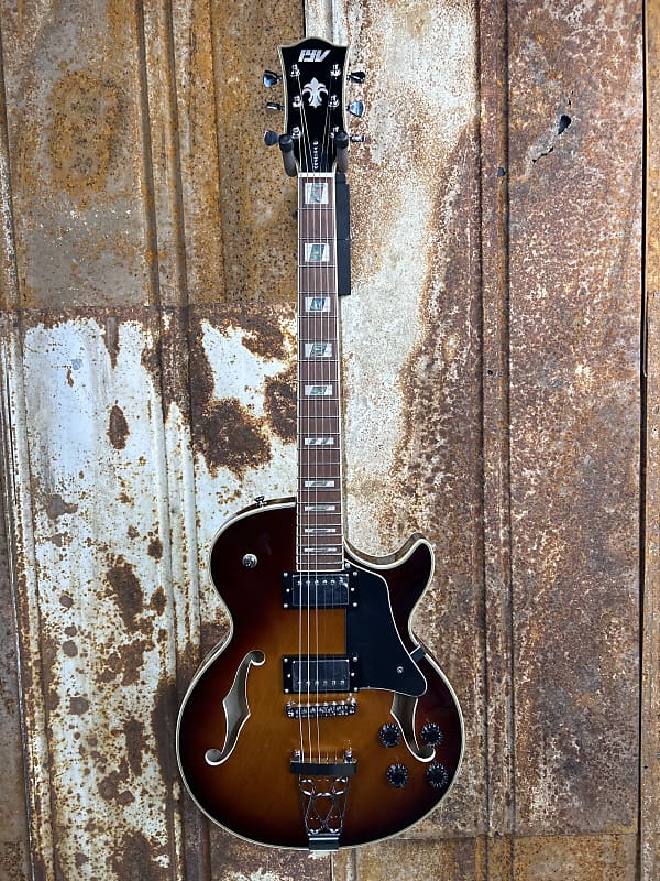 IYV IJZ-300 TSB Semi Hollow Body Electric Guitar (Used) | Reverb