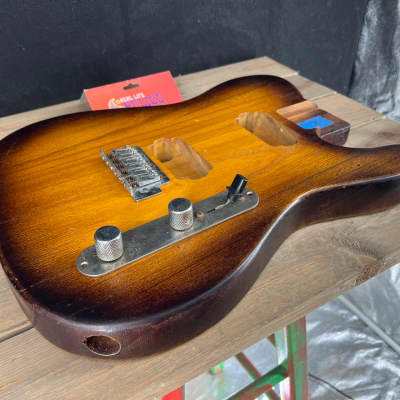 Real Life Relics Tele® Body Aged Nitro Sunburst Double | Reverb