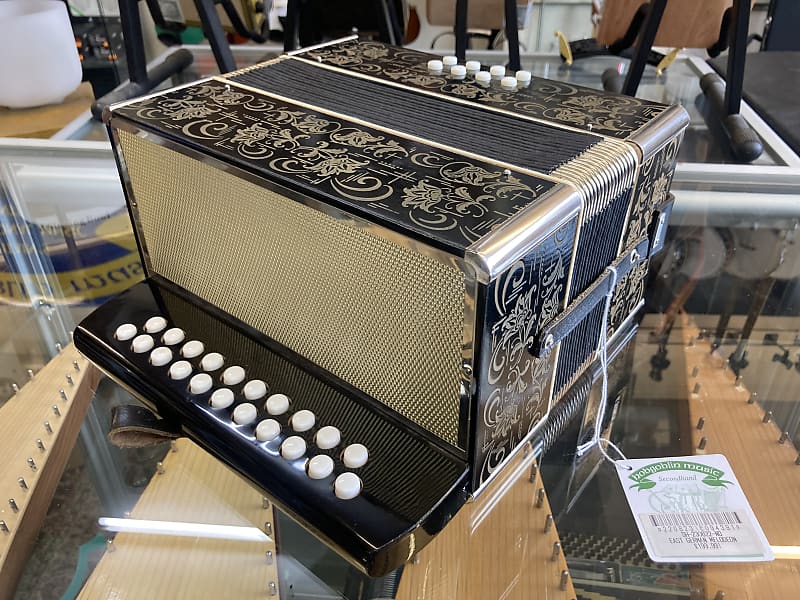 East German Melodeon - Black Painted | Reverb