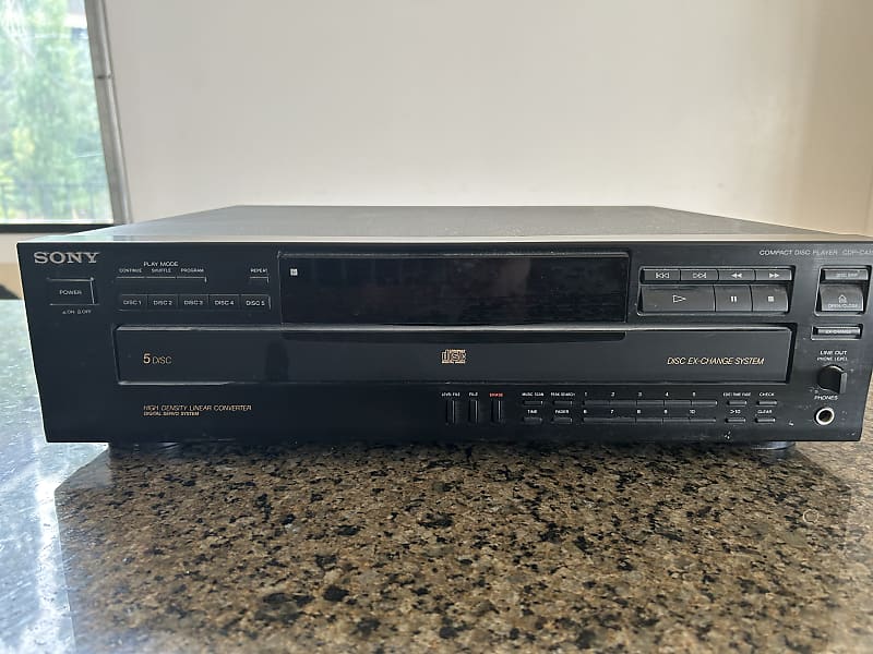 Sony CDP-C435 1990s - Black | Reverb
