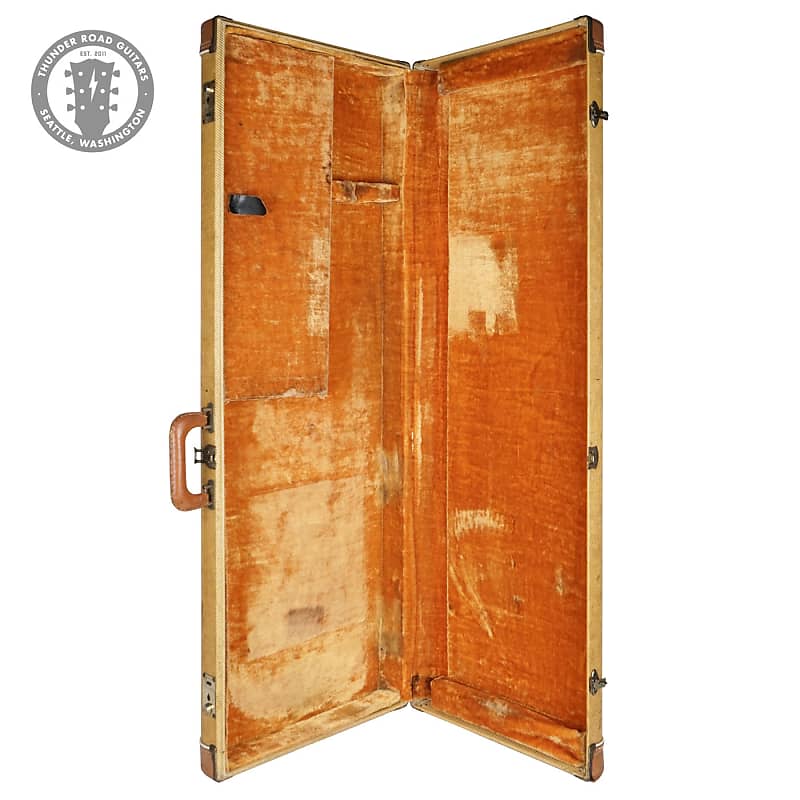 1958 - 1959 Fender Jazzmaster Tweed "Knuckle Buster" Hard | Reverb