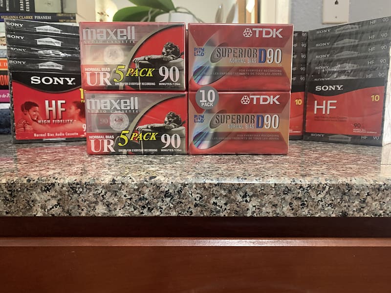 70 Sealed Type 1 Cassette Tapes - Sony.TDK,MAXELL | Reverb