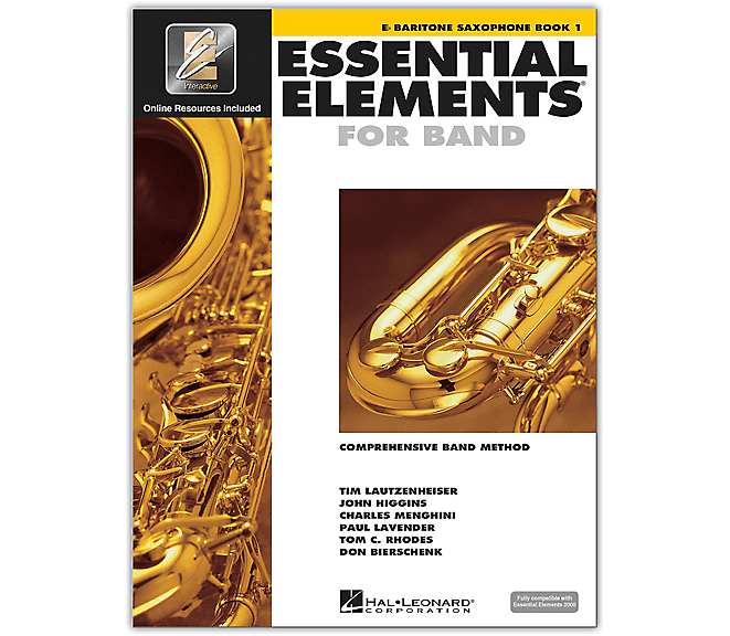 Essential Elements Book 1 - Baritone Sax Hal Leonard | Reverb