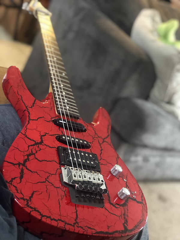 Washburn KC 40V 90s Red crackle | Reverb