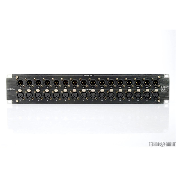 VIOLET AUDIO D16XT 16 Channel XLR DB25 Passive Splitter | Reverb