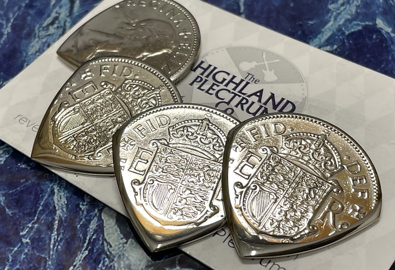 The Highland Plectrum Co. One Queen Elizabeth Half Crown | Reverb UK