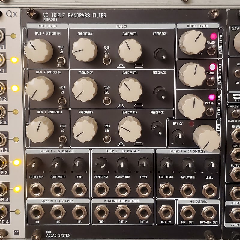 ADDAC System ADDAC603 VC Triple Bandpass Filter | Reverb