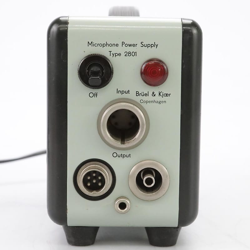 Bruel & Kjaer Type 2801 Condenser Tube Microphone Power | Reverb