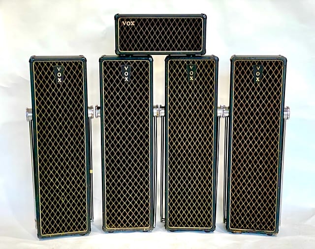 Vintage 60’s Vox LS40 full system, Vox AC50 head and 4 | Reverb