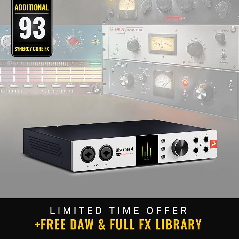 Antelope Audio Discrete 4 Pro Synergy Core 14x20 Thunderbolt | Reverb