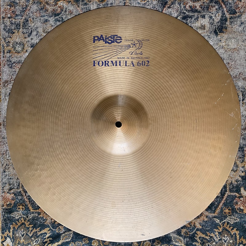 RARE Vintage Paiste BLUE LABEL 21” HEAVY 2902 g Ride Keltner | Reverb
