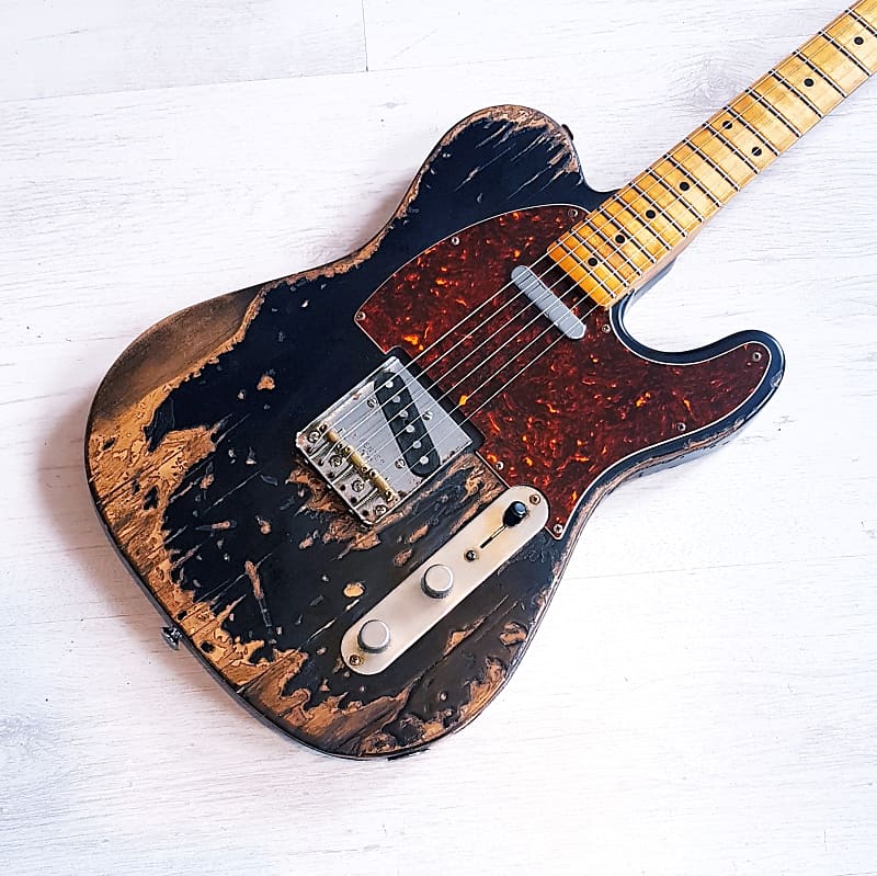 Fender Telecaster - Black Relic | Reverb
