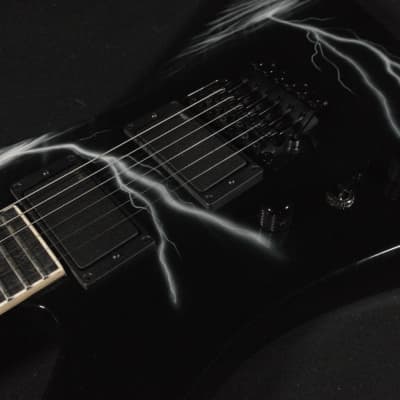 Jackson Left Handed USA Custom Shop KE2 Kelly Lightning Sky | Reverb