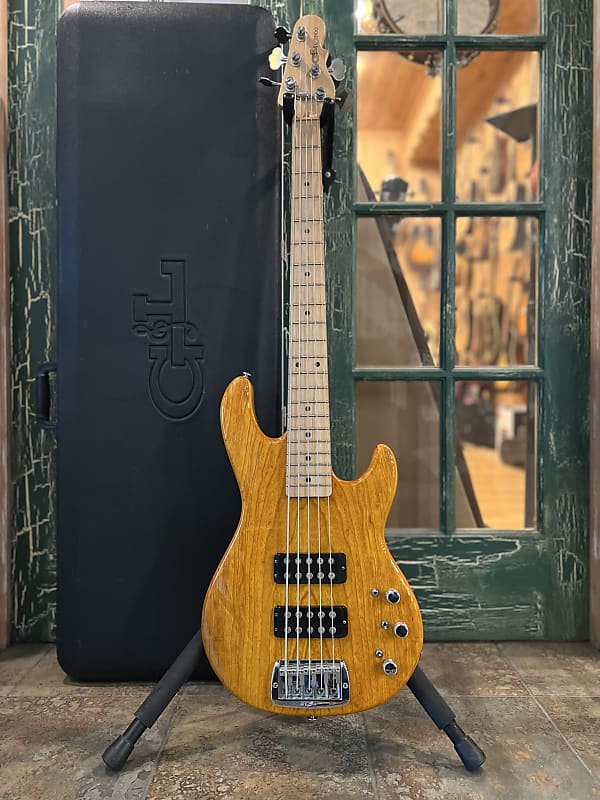 G&L L2500 USA 5 String Bass Guitar In Natural Gloss Finish | Reverb