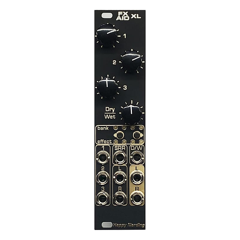 Happy Nerding FX Aid XL Eurorack Multi Effects Module (Black | Reverb