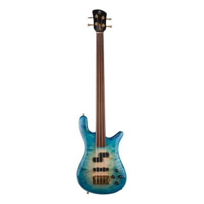 Spector USA Custom NS2 Fretless Bass Guitar - Desert Island - | Reverb