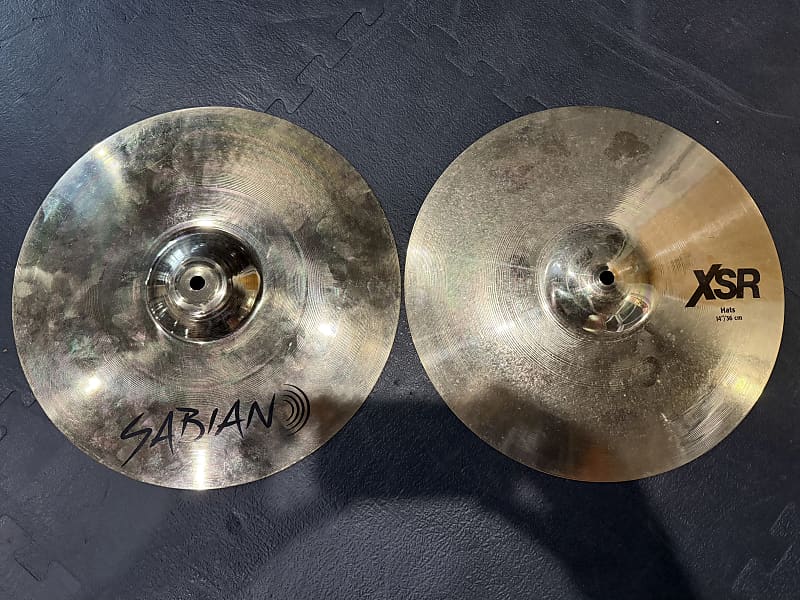 Sabian 14" XSR Hi-Hat Cymbals (Pair) 2016 - Present - | Reverb