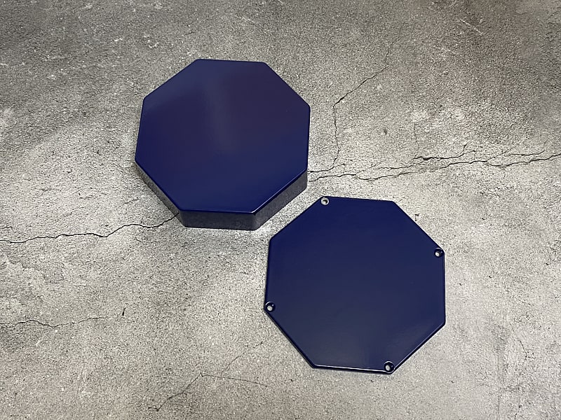 Blue Octagon Die Cast Aluminum DIY Pedal Powdercoat | Reverb