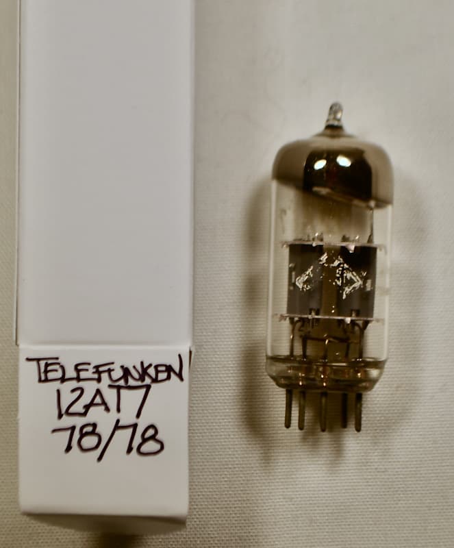 Telefunken 12AT7 Tests NOS 78/78 TV-7D/U | Reverb